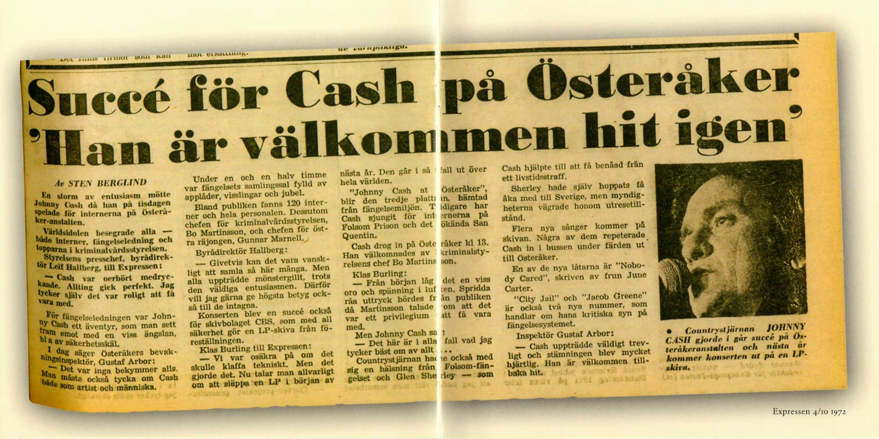 Johnny Cash pa osteraker; 35th Anniversary Edition : Booklet 3 | CD ...